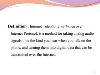 Ip telephony | PPT