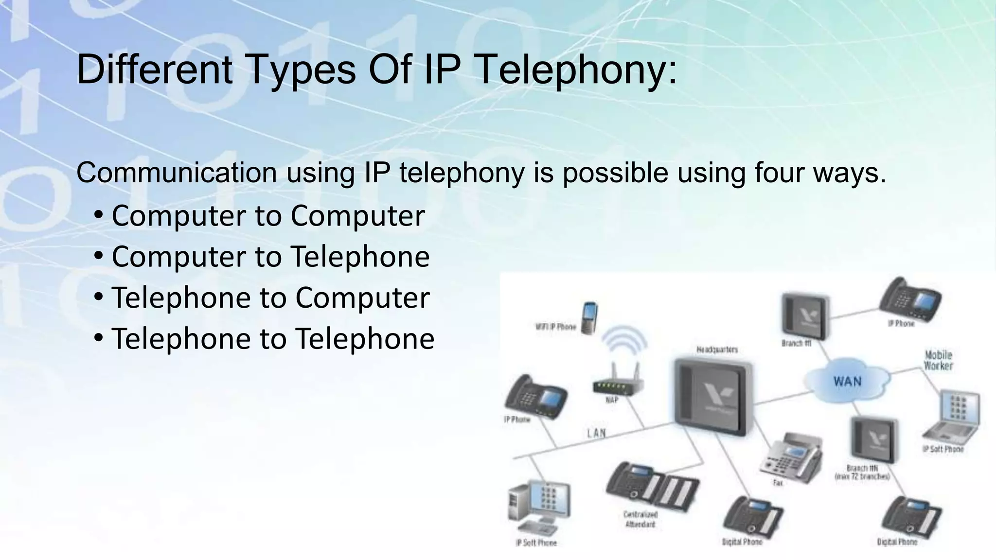 Ip telephony mitsot | PPTX | Computer Networking | Computing