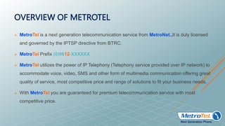 IP Telephony_MetroNet Bangladesh Limited.pptx