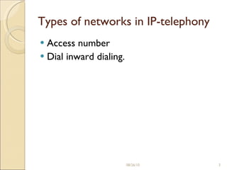 Iptelephony ppt | PPT
