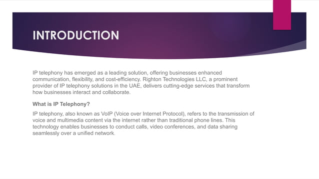 Best IP Telephony Solution UAE . pptx | PPT | Free Download