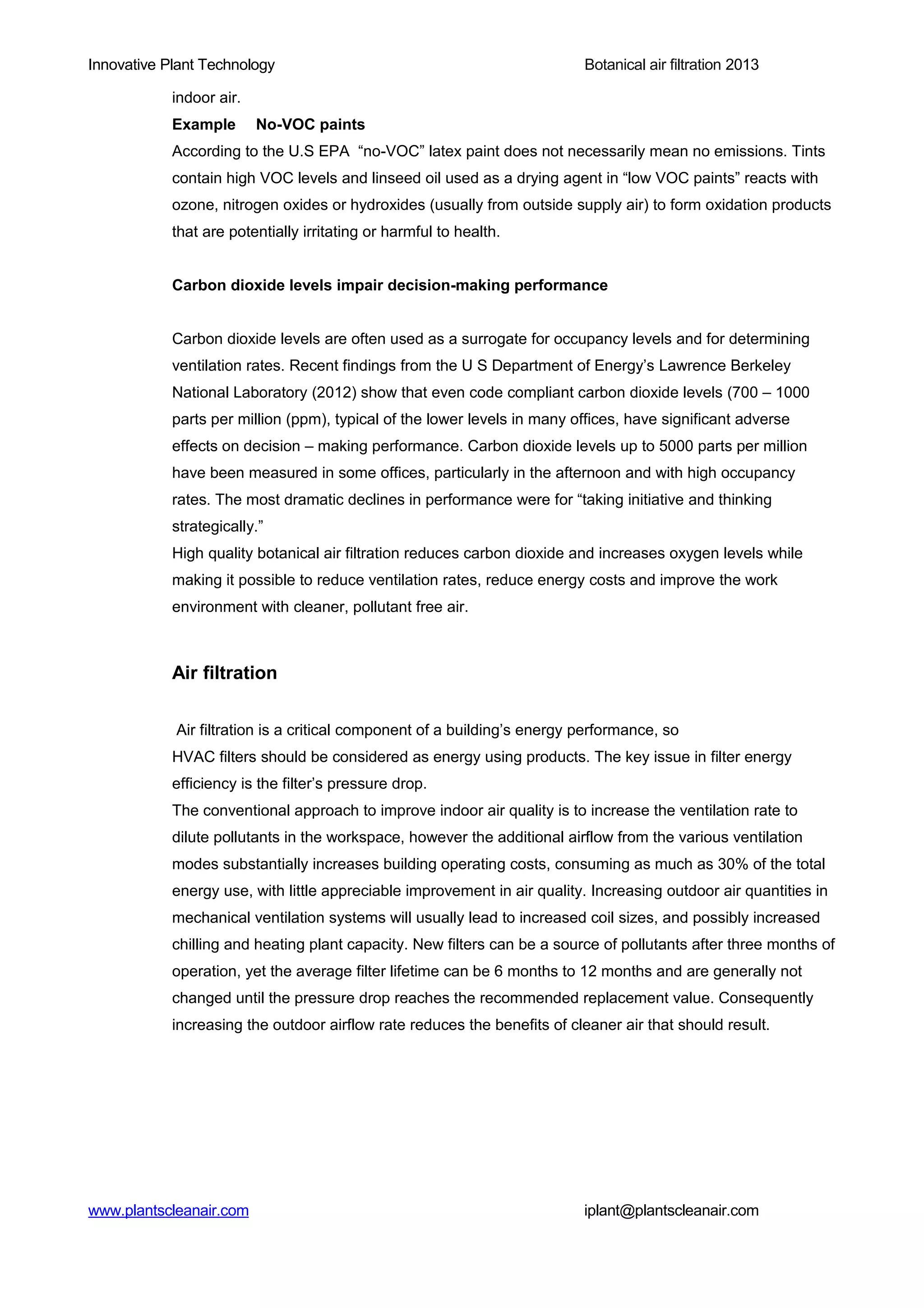 Ipt energy iaq 2012 | PDF