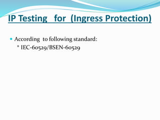 IP Testing | PPTX