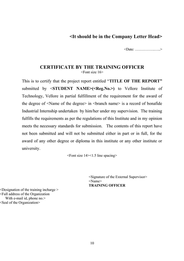 In-plant Training Guidelines_SCSE | DOC | Desktop Publishing | Computer ...