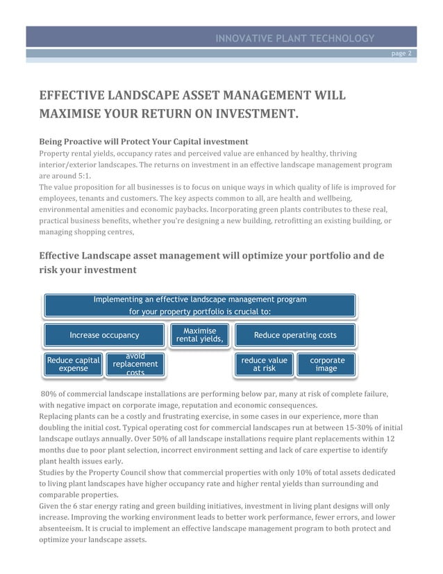 Ipt landscape asset management 2013 | PDF