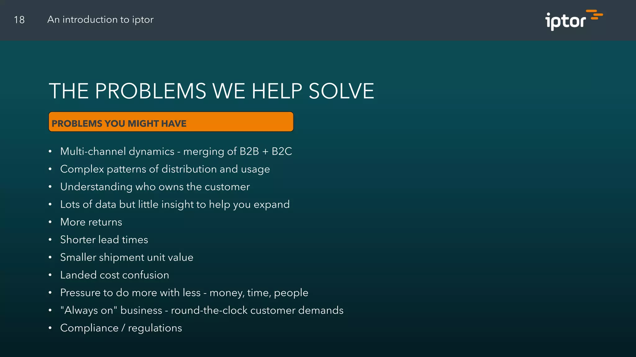 Iptor, the global leader in enterprise resource planning, supply chain ...