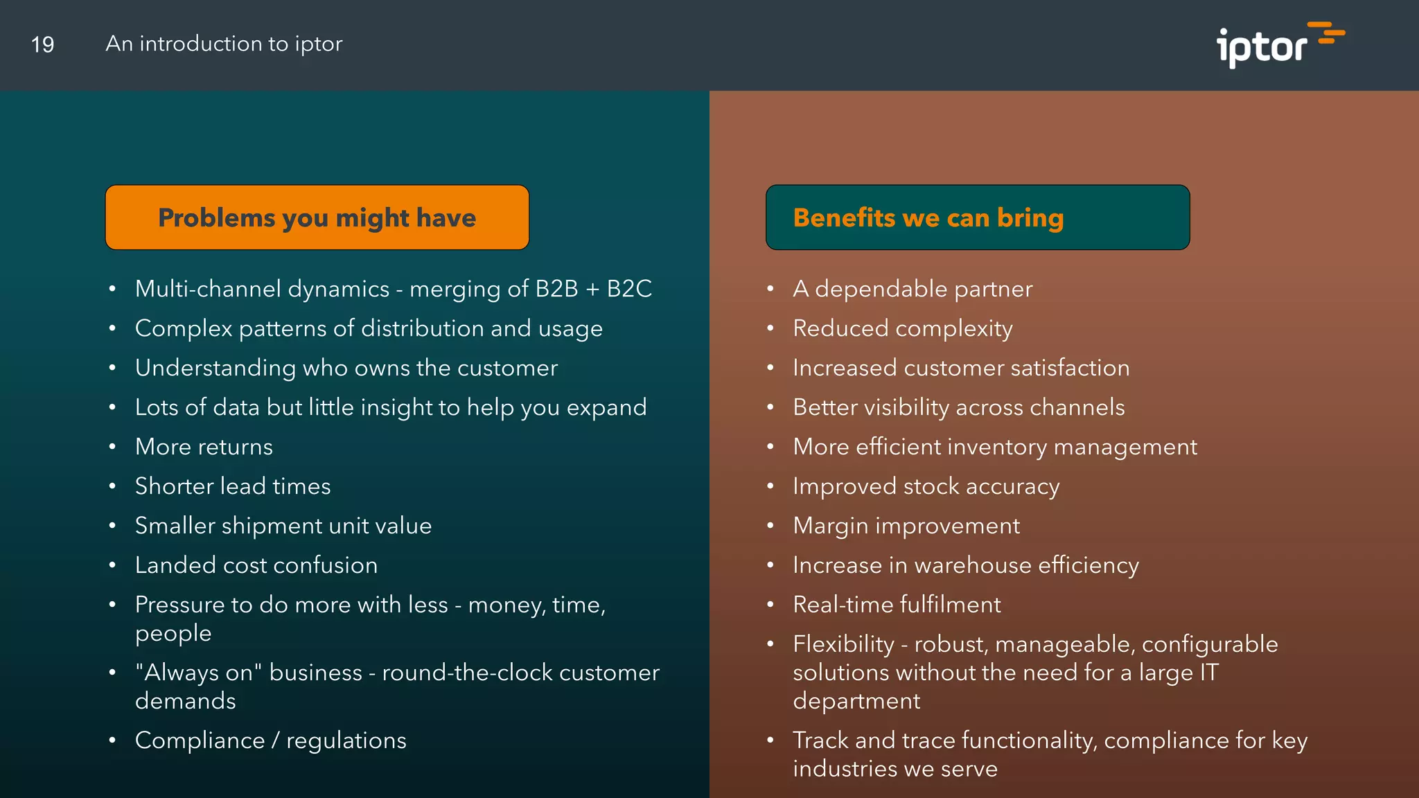 Iptor, the global leader in enterprise resource planning, supply chain ...