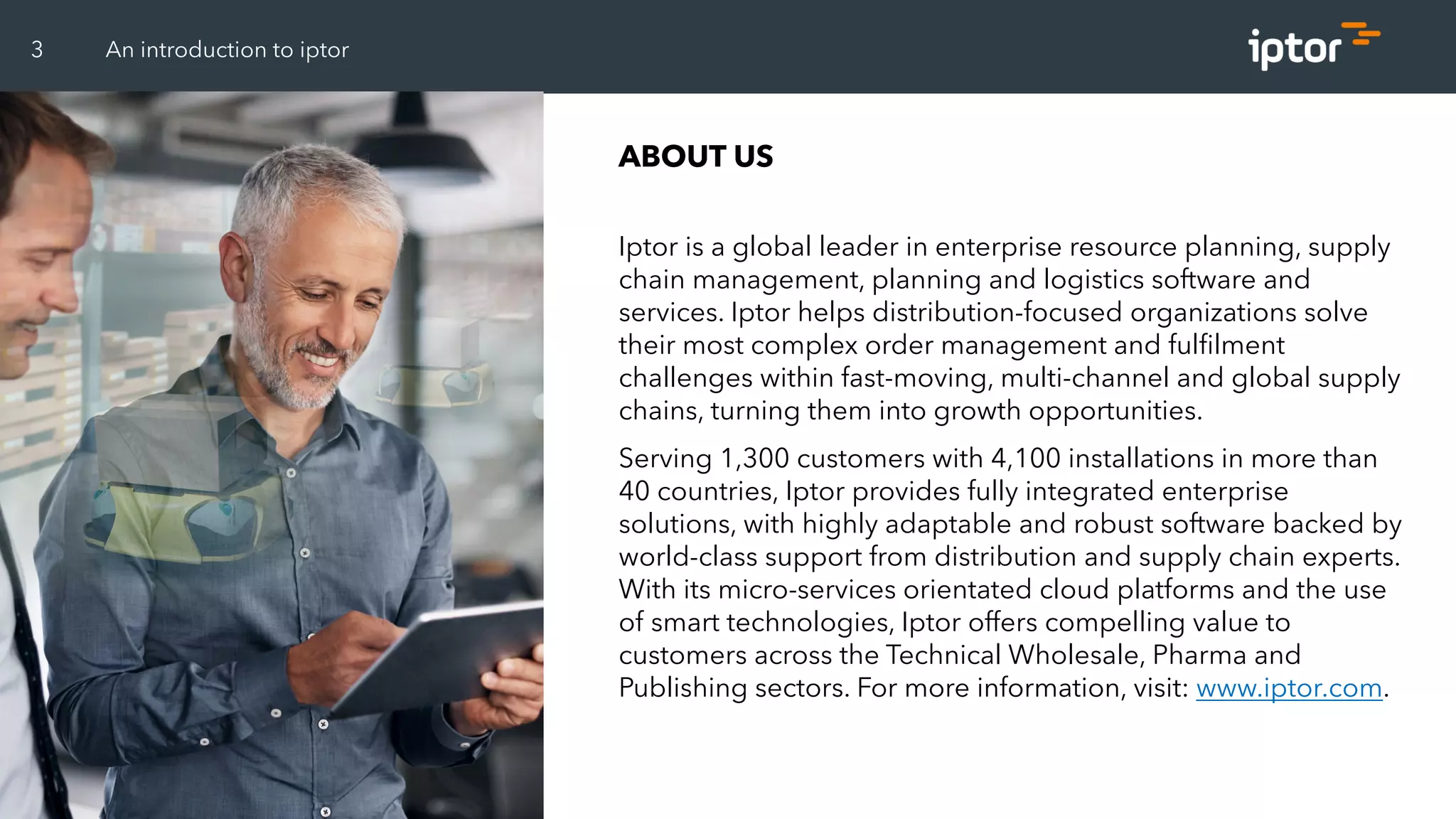 Iptor, the global leader in enterprise resource planning, supply chain ...