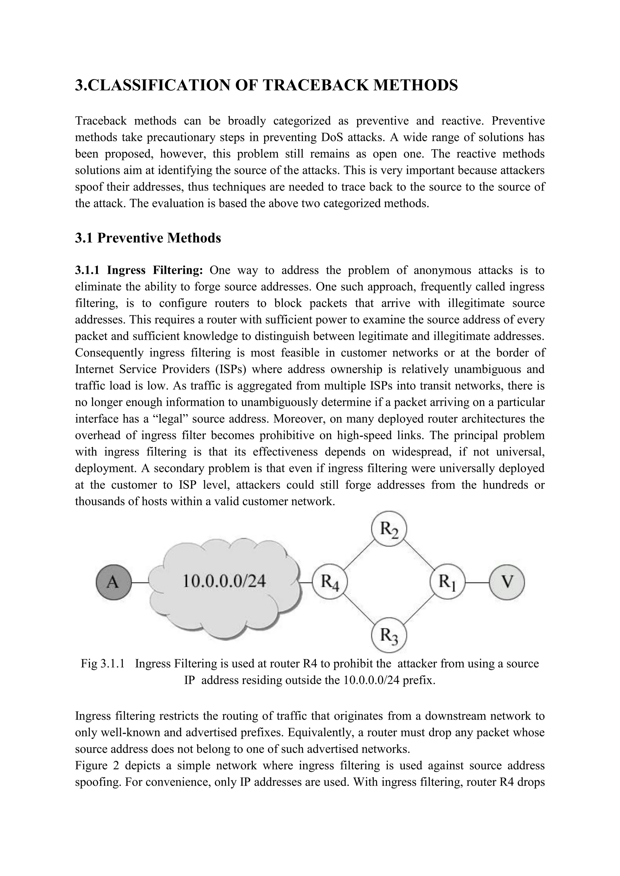 Ip traceback seminar full report | DOCX