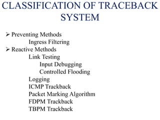Ip trace ppt | PPTX