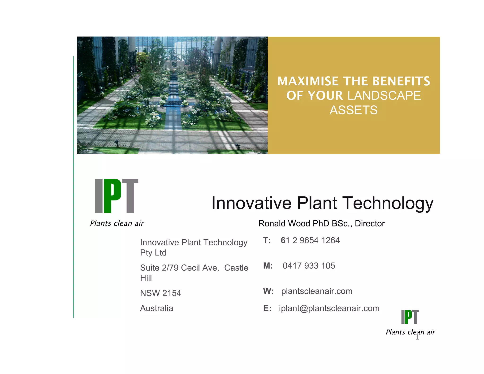 Ipt services | PPT