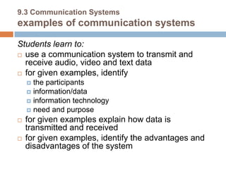 Ipt Syllabus Changes Communications Systems | PPTX | Computer Networking | Computing