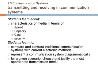 Ipt Syllabus Changes Communications Systems | PPT