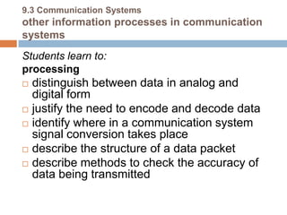 Ipt Syllabus Changes Communications Systems | PPTX | Computer Networking | Computing