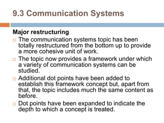 Ipt Syllabus Changes Communications Systems | PPTX | Computer Networking | Computing