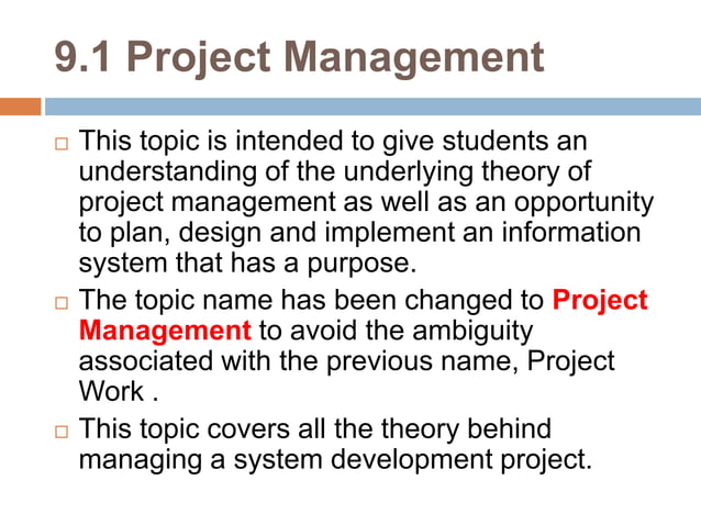 Ipt Syllabus Changes Project Management | PPTX | Technology & Computing