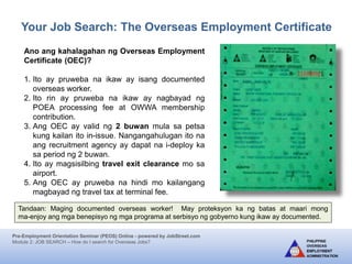 Filipino^module 2 job search | PPT
