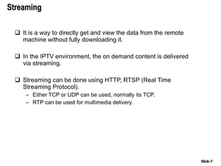 Basics of IPTV | PPT