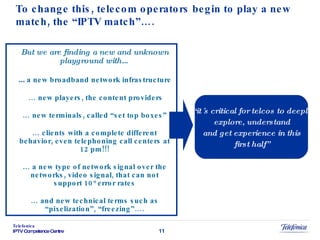 IPTV Challenges | PPT | Computer Networking | Computing