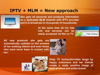 IPTV channel for network marketing | PPT