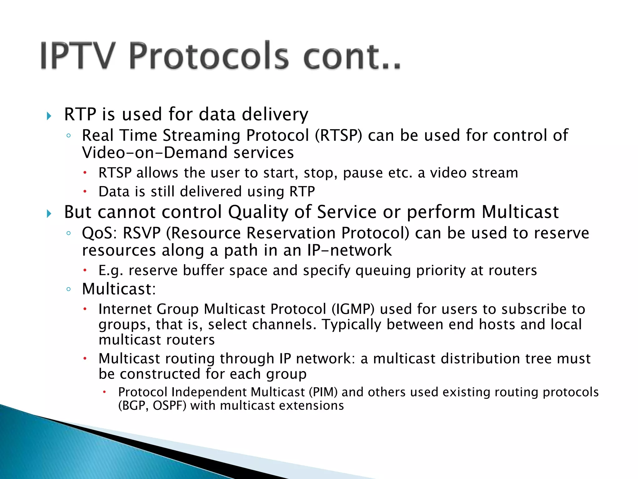 Internet Protocol Television - IPTV | PPTX