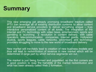 IPTV market analysis | PPT
