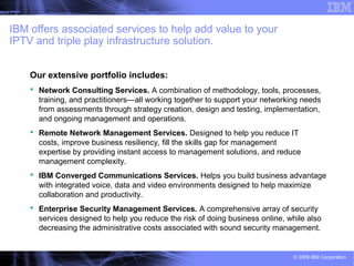 IBM IPTV client presentation offering | PPT