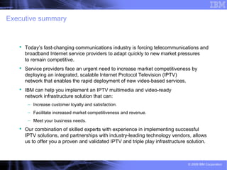 IBM IPTV client presentation offering | PPT