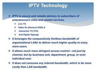 IPTV Concept Presentation Bandwidth .pptx