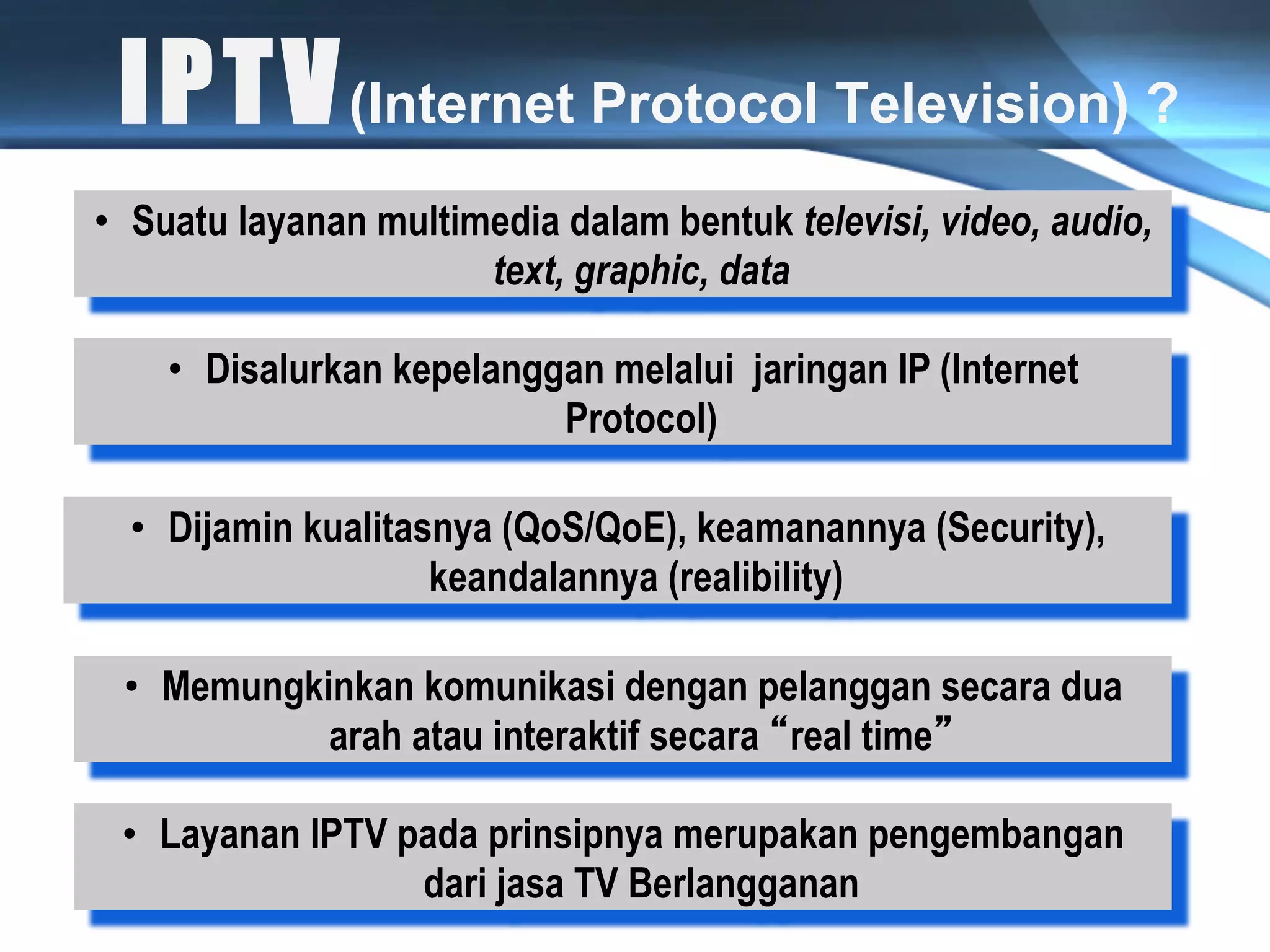 IPTV dan Internet Sehat dan Aman (INSAN) | PPT