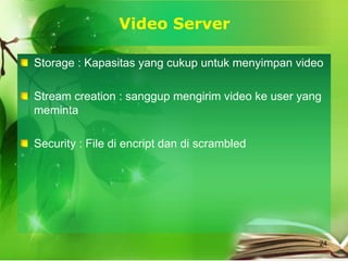 Iptv dan internet video . network overview | PPT