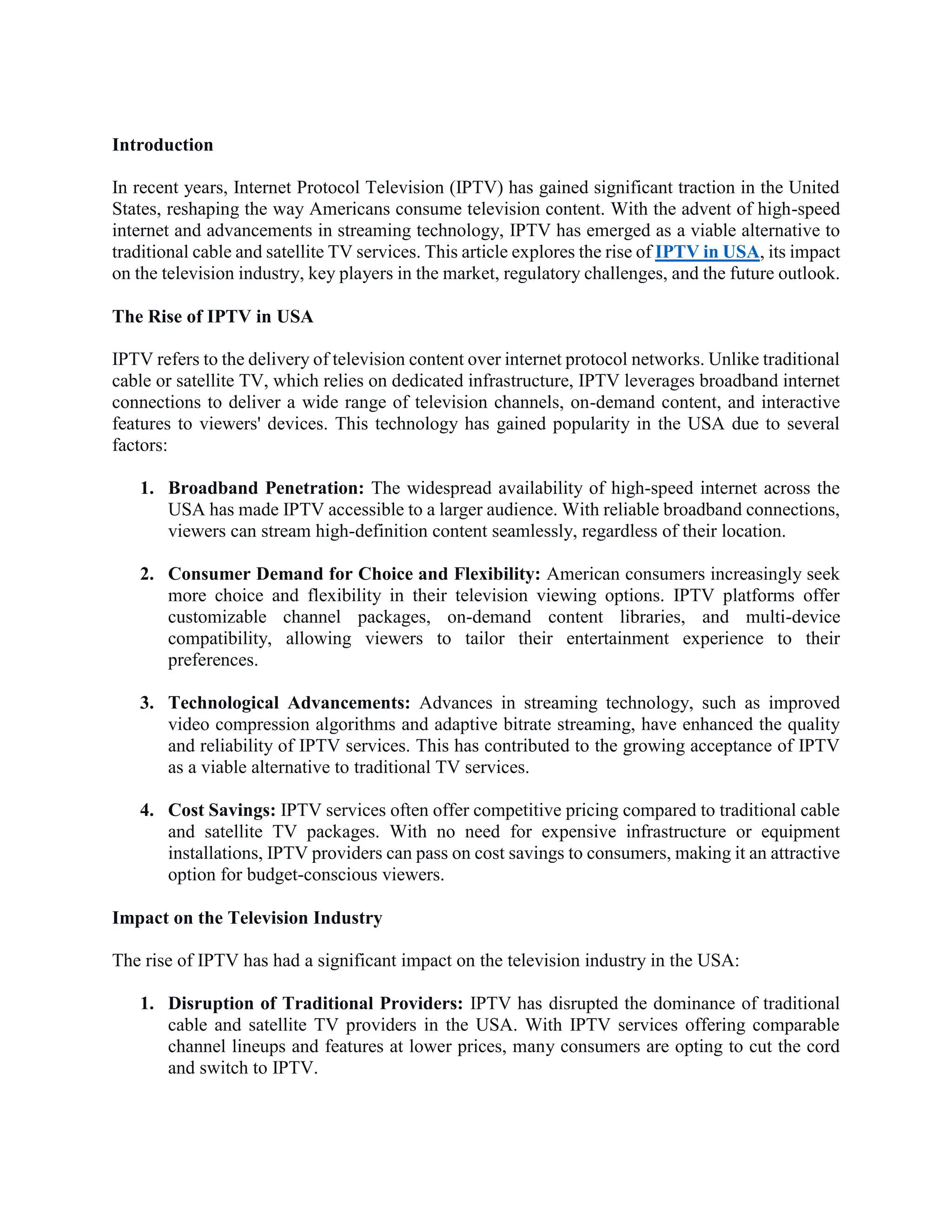 IPTV in USA- Revolutionizing the Television Landscape.docx