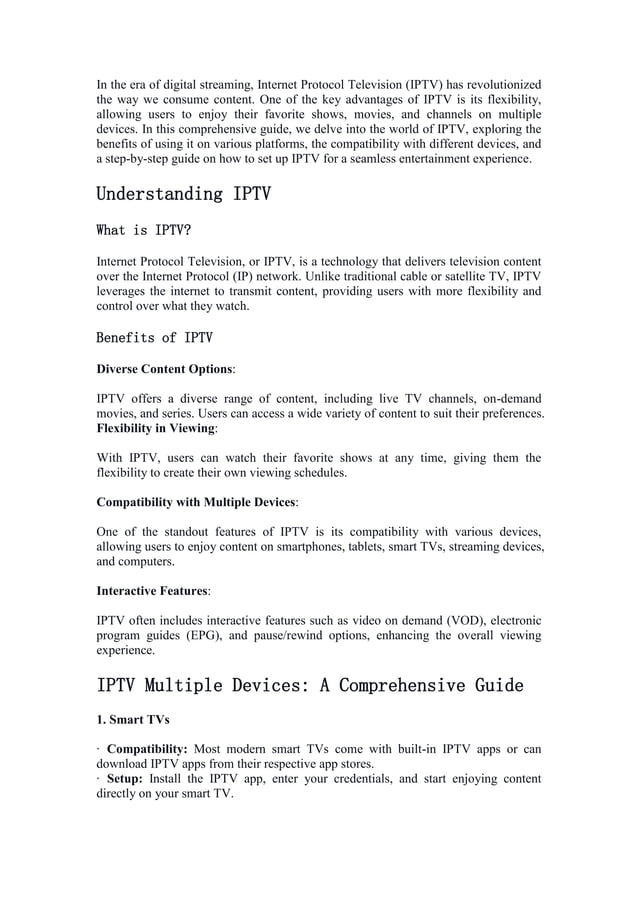 IPTV Multiple Devices- Share Your Family's Subscription.docx