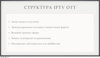 Flussonic IPTV OTT | PDF