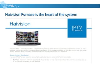 Designing and Deploying IPTV Systems | PPT