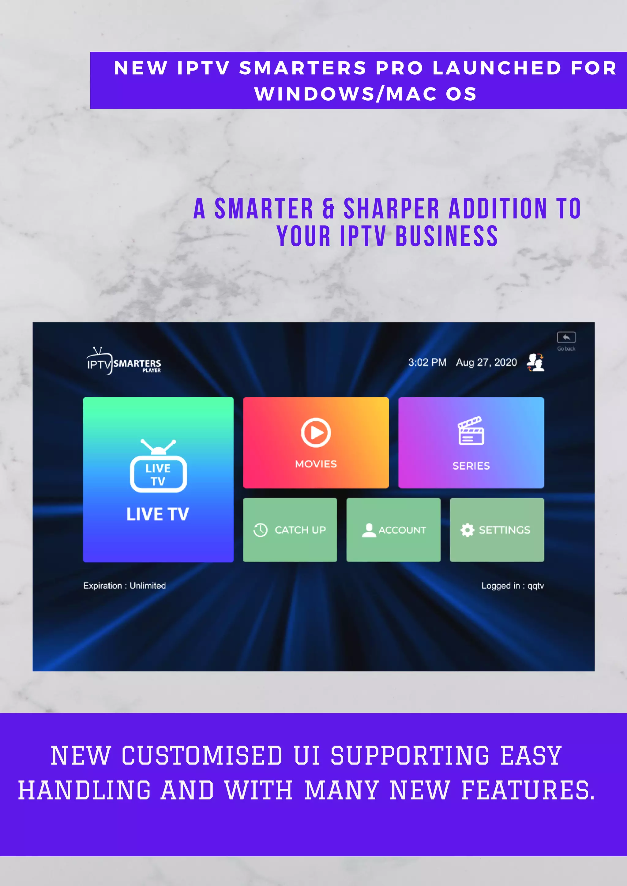 NEW IPTV SMARTERS PRO LAUNCHED FOR WINDOWS/MAC OS | PDF