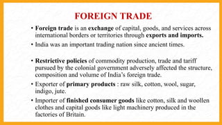 I_PUC_Economics_India_On_the_eve_of_Independence_Part_3_of_4_-_Harsha ...