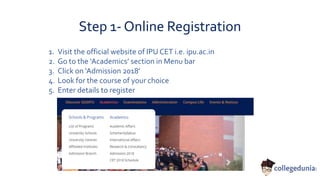 IPU CET Application Form 2018 | PPT