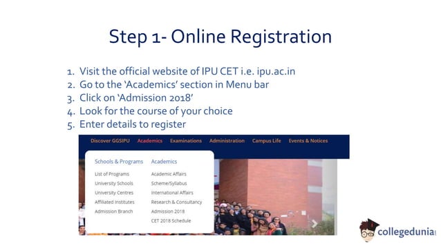 Ipu Cet Application Form 2018 Ppt