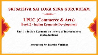 I PUC I Economics I Unit 1 I introduction.pptx