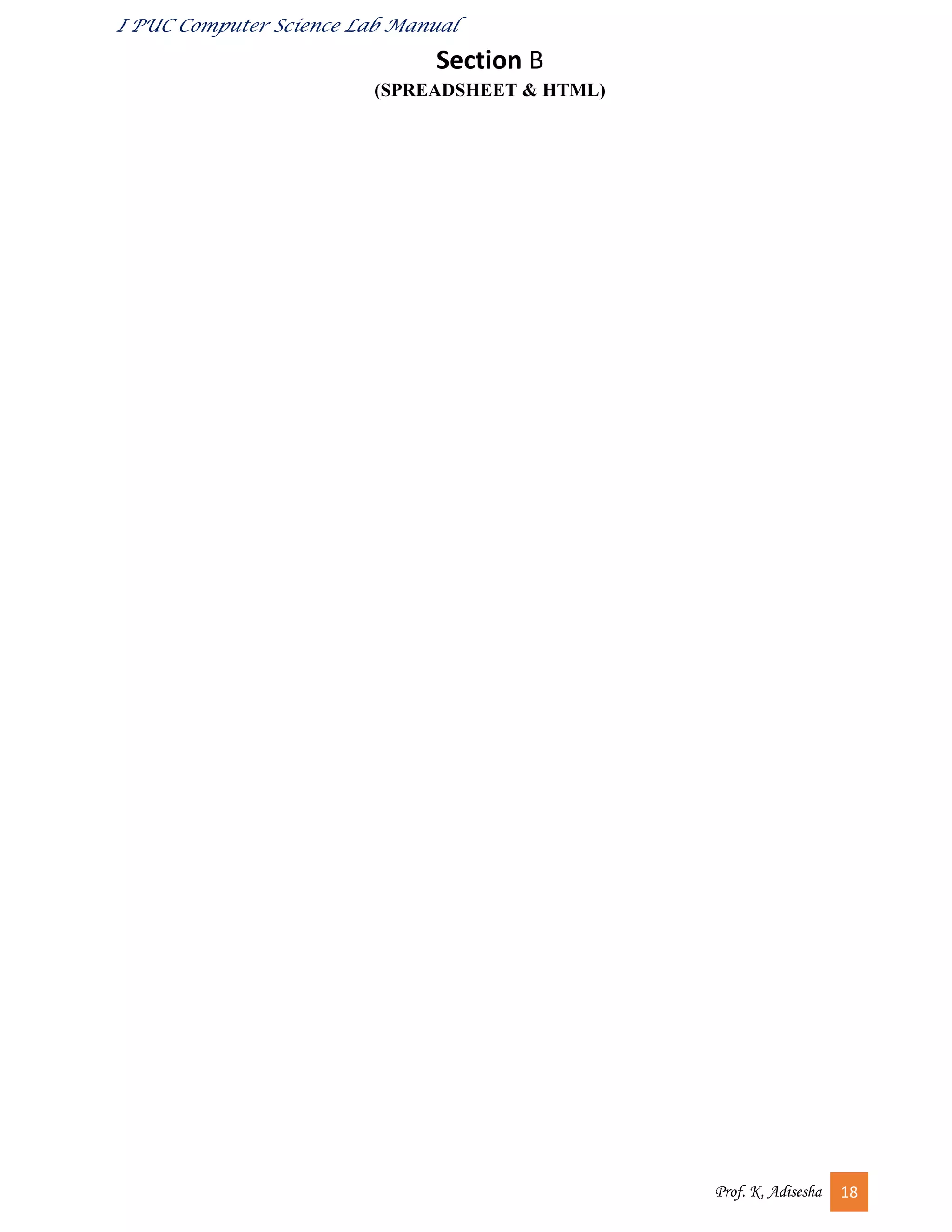 I Puc Cs Labprograms Pdf