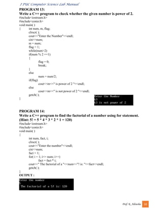 I Puc Cs Lab Programs Pdf