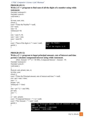 I PUC CS Lab_programs | PDF