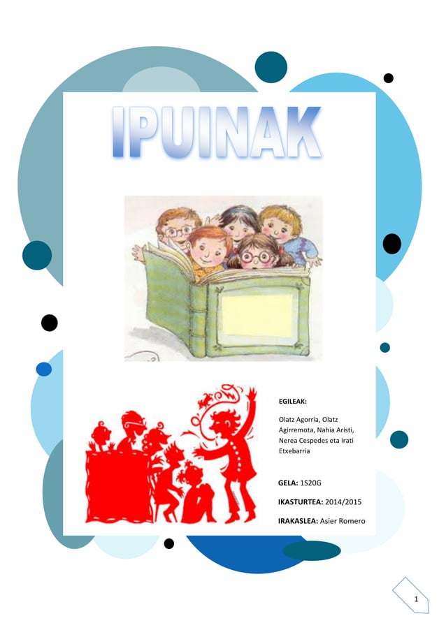 Ipuinak: Haur Hezkuntza | PDF
