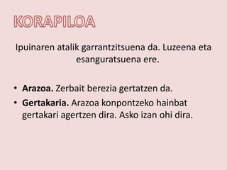 Ipuin baten atalak | PPTX