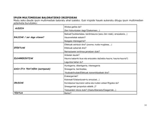 Ipuin multimedien lana definitiboa | PDF