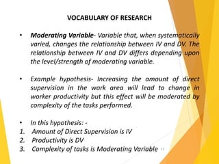 Research in industrial and organizational Pyscholy | PPTX