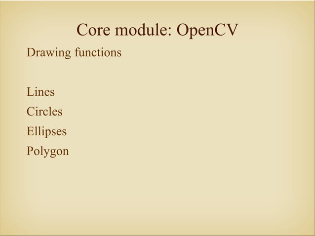 Image Processing with OpenCV | ODP
