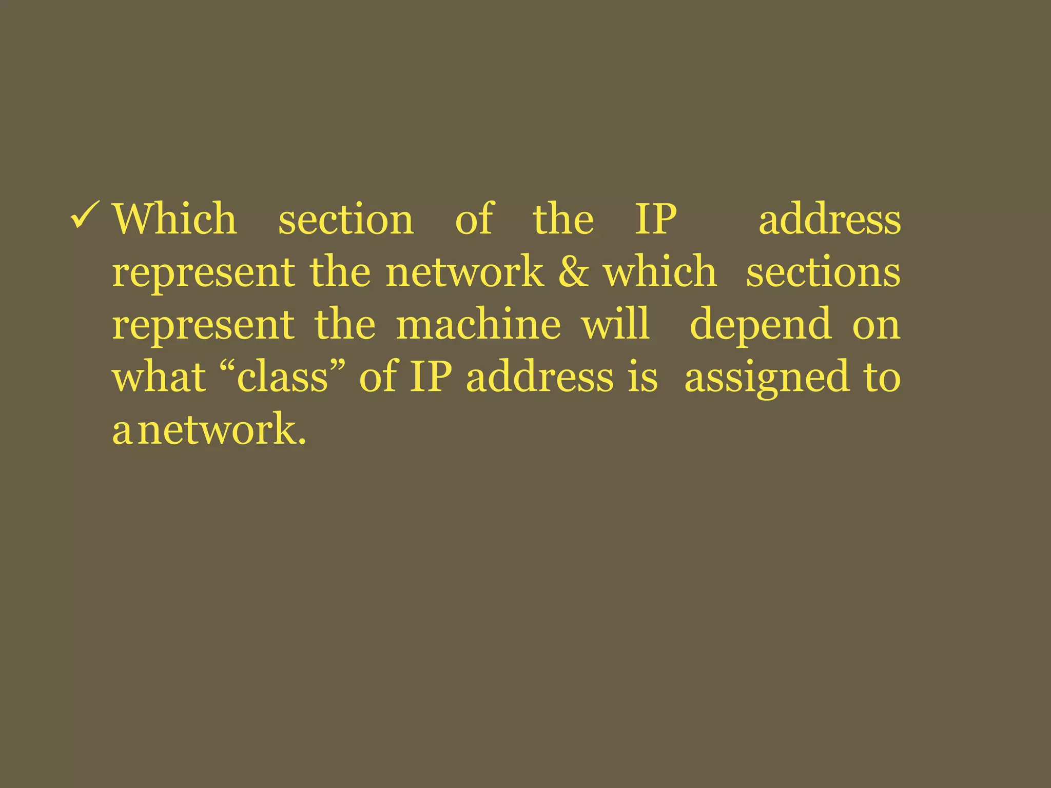 IP Address - IPv4 & IPv6 | PPTX
