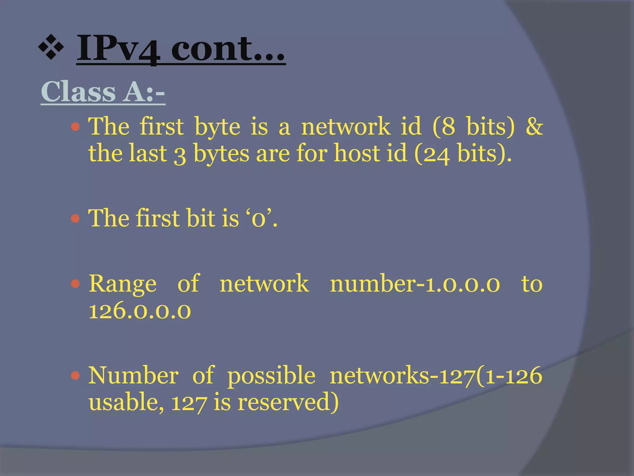 Ipv4 and Ipv6 | PPTX